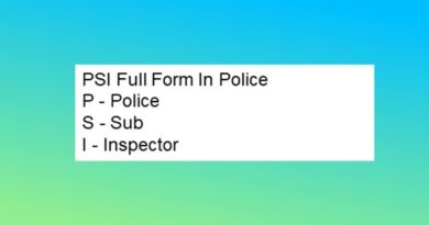 PSI Full Form & Meaning