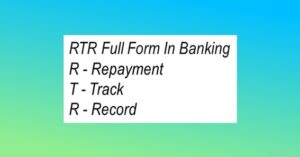 RTR Full Form & Meaning
