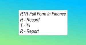 RTR Full Form & Meaning