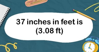 What Is 37 Inches In Feet? Convert 37 In To Feet (ft)